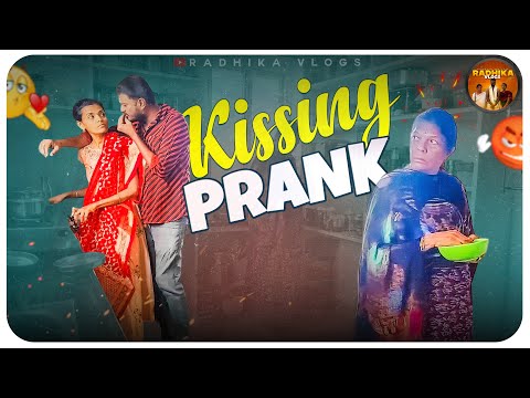 12 Hours KISSING PRANK #radhikavlogs #vishnuchilamakuri #prank #comedy