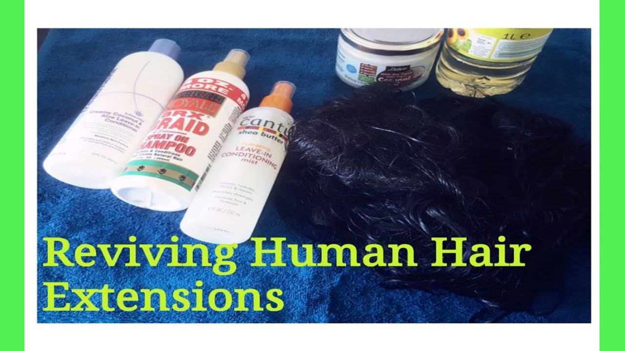Beauty Hack 101: HOW TO REVIVE OLD HUMAN HAIR EXTENSIONS - YouTube