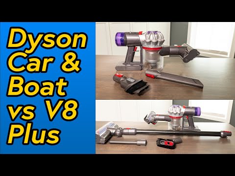 Dyson Car & Boat Vacuum vs V8 Plus Compared