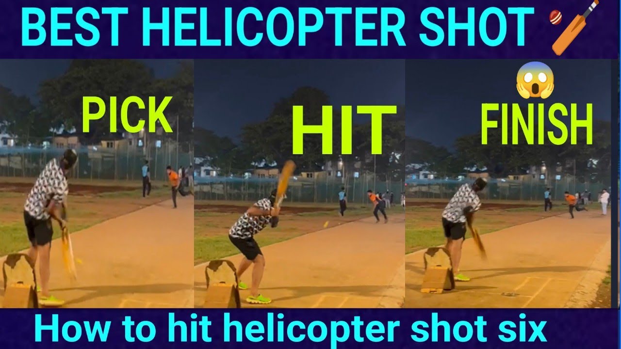 BEST HELICOPTER SHOT 🏏🔥 || HOW TO HIT HELICOPTER SHOT 🏏 - YouTube
