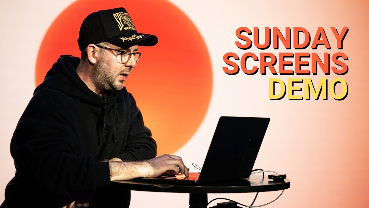 How Use Sunday Screens Content with a Church LED Wall - YouTube