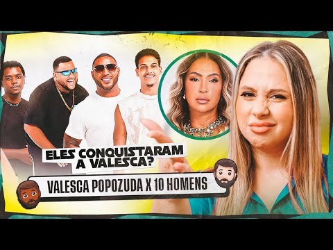 REACT 10 HOMENS CONTRA VALESKA POPOZUDA | ela deixou esses sem serviço no chinelo !!!!!
