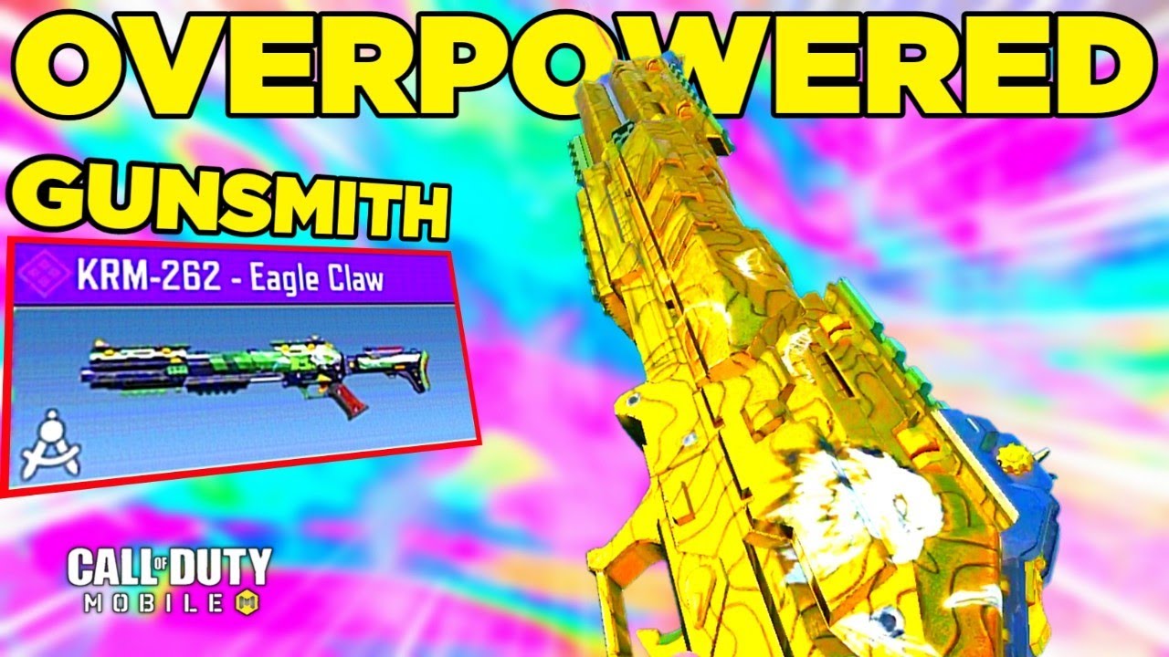 THIS KRM 262 GUNSMITH IS OVERPOWERED | KRM 262 COD MOBILE GUNSMITH ...