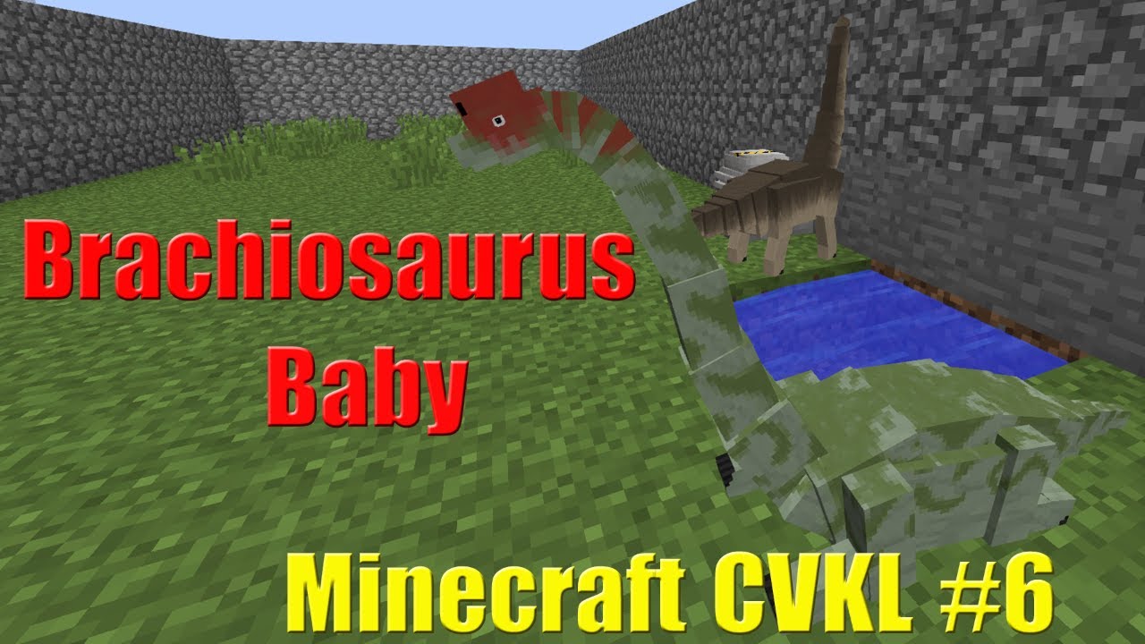 Khủng Long Brachiosaurus Baby-Minecraft Công Viên Khủng Long #6 - YouTube