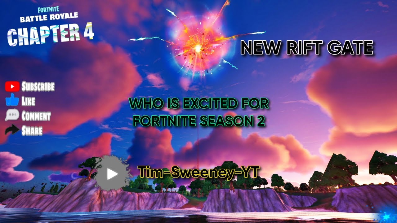FORTNITE ~ RIFTGATE IN THE SKY ~ CHAPTER 4 ISLAND IS DOOMED! - YouTube