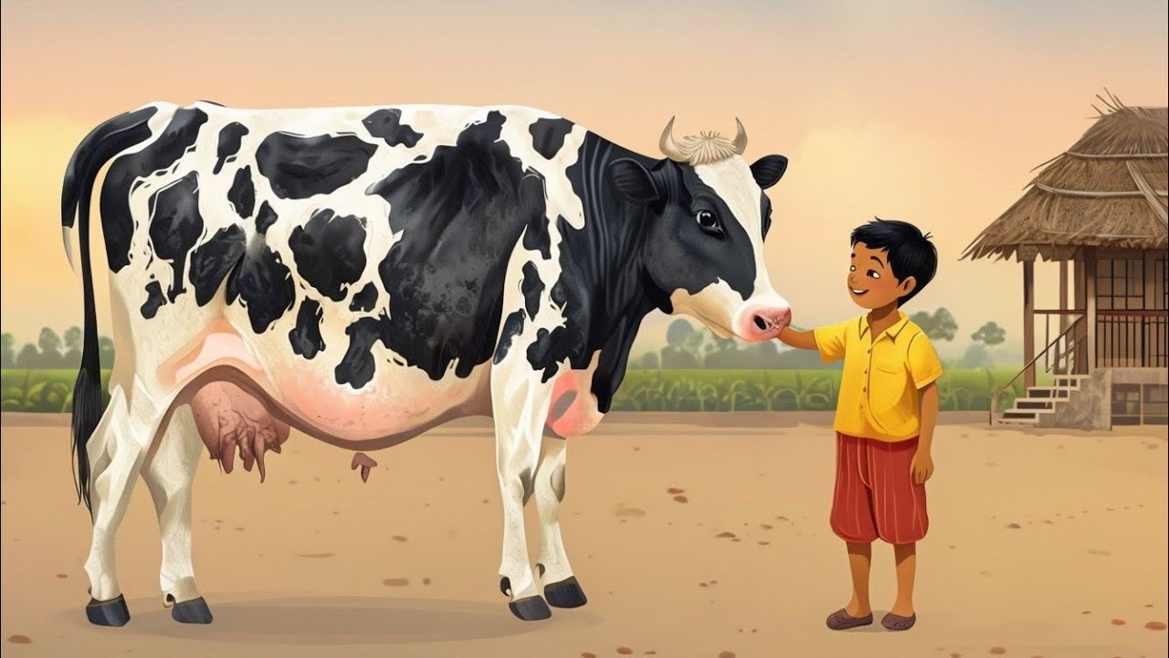 The Unbreakable Bond: Mohan and His Beloved Cow Ganga - A Heartwarming ...