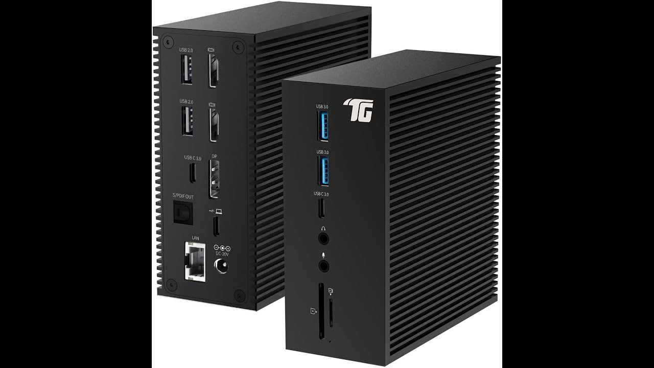 Tiergrade USB-C Docking Station - YouTube
