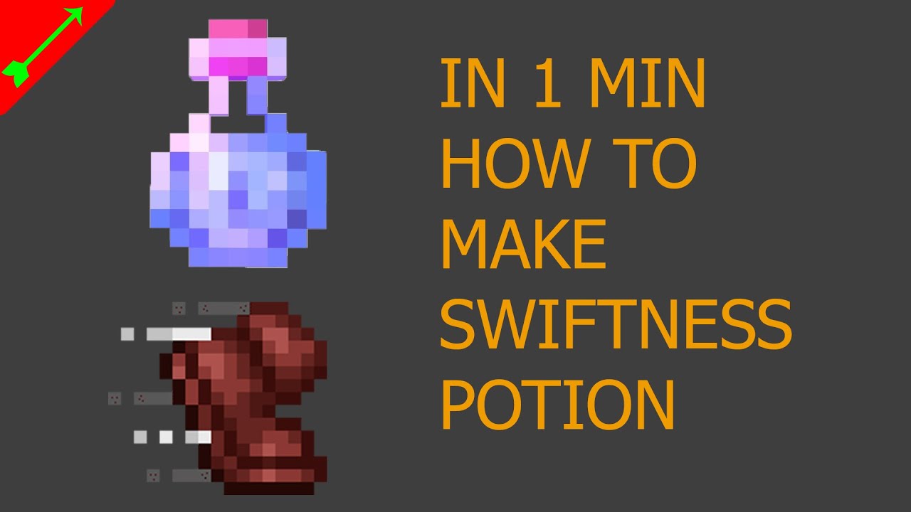 How to Make a Swiftness Potion in Minecraft 1.17 / 1.16 - YouTube