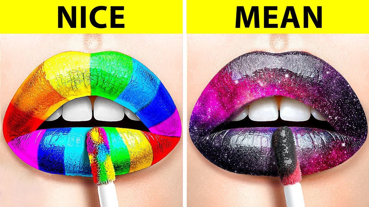 BEAUTY HACKS FOR EVERY GIRL 💅 Long Nails, Big Challenges by 123GO ...