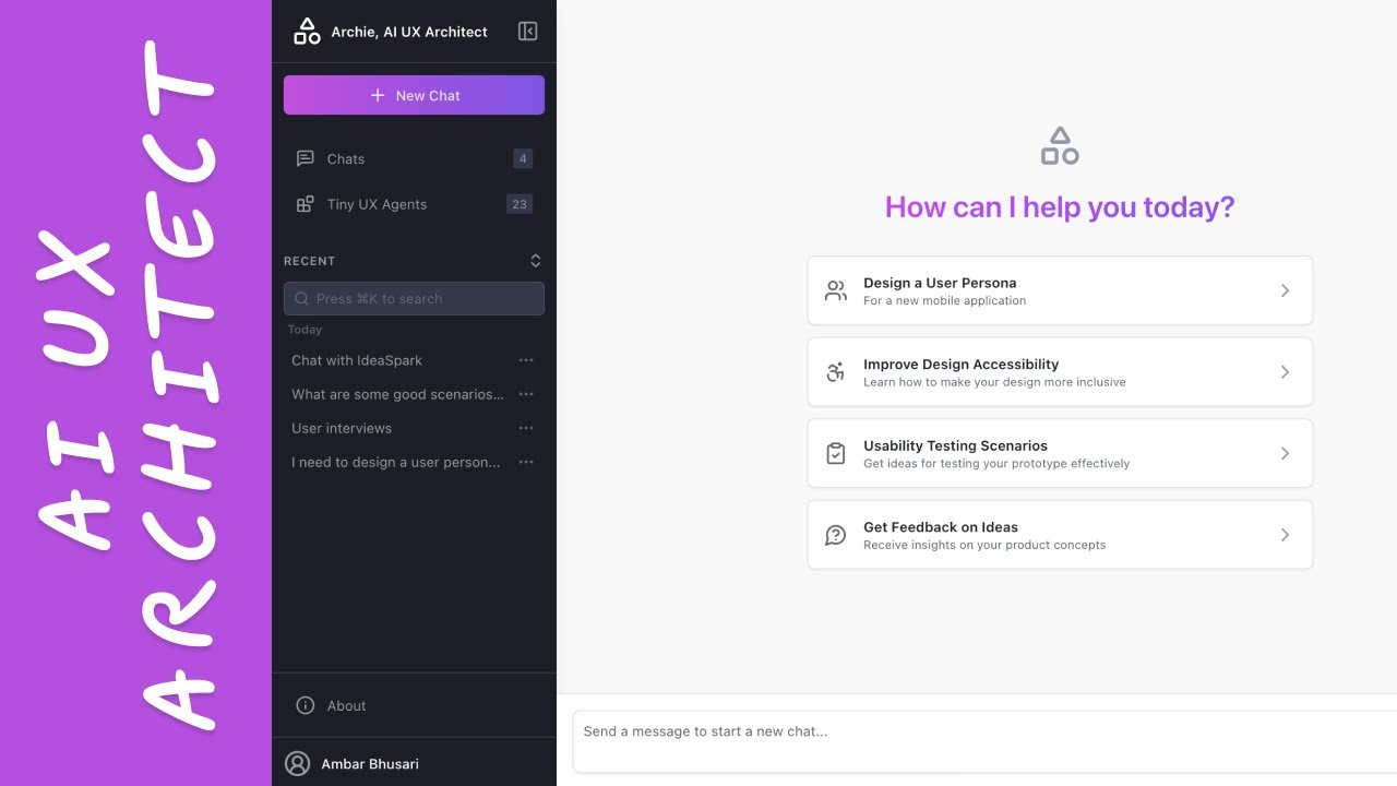 Prompt to Prototype in 12 Hours! 🚀 See AI UX Architect ("Archie") in ...