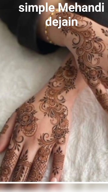 simple Mehandi dejain #mehndi #viral #shorts #mehendishorts - YouTube