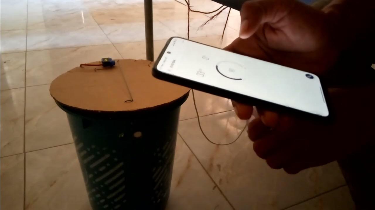 Smart dustbin using esp32(IoT project) - YouTube