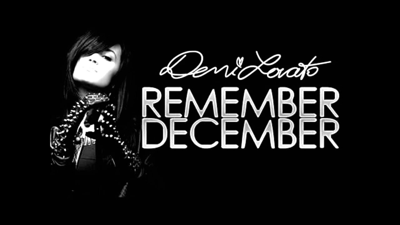 Remember December - Demi Lovato (Male version) - YouTube