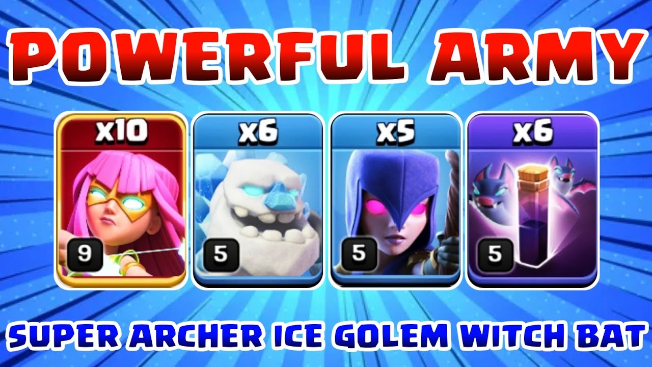 POWERFUL ARMY TH12 Ground Attack strategy. - YouTube