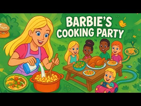 Barbie doll cooking party with friend's,,, barbie routine in indian ...