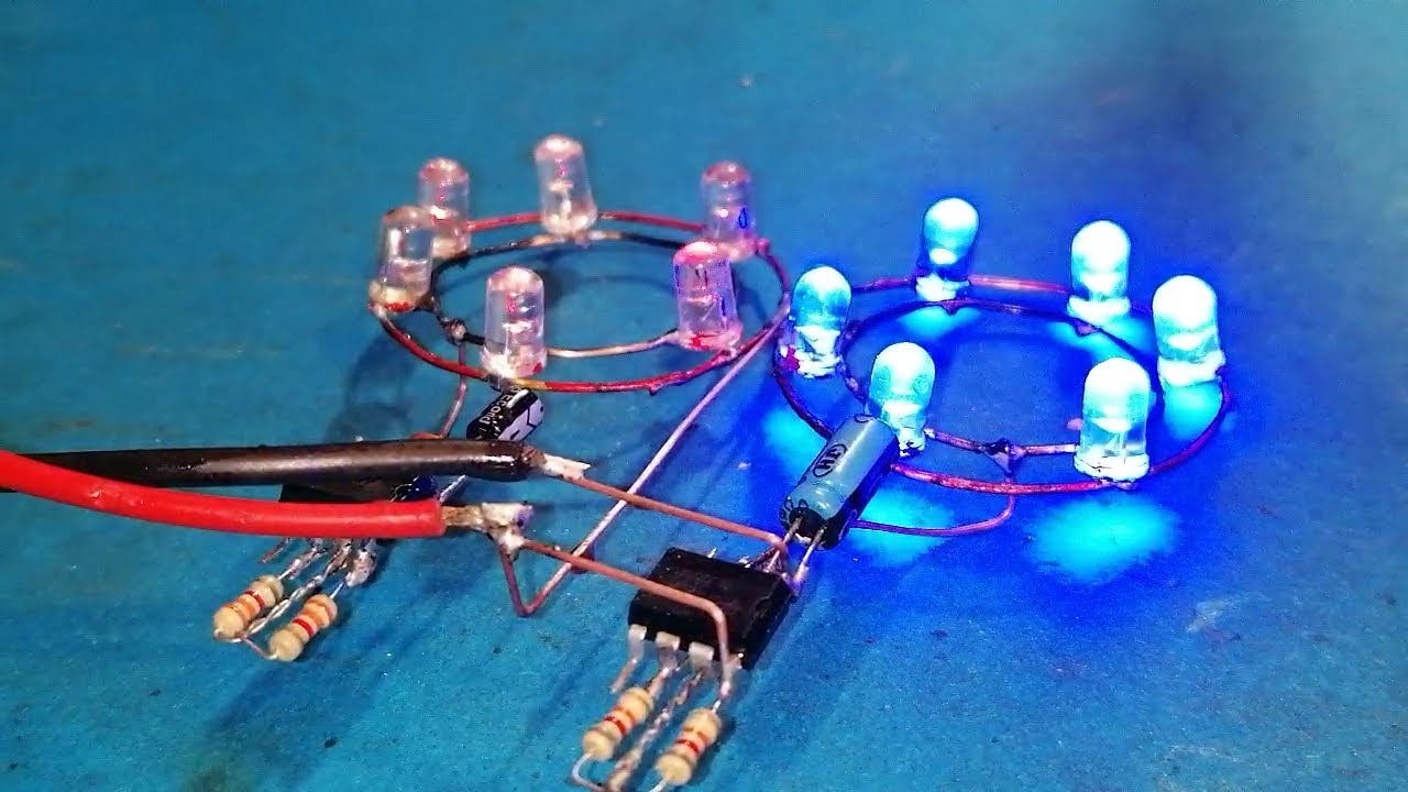 Simple Electronic Project using 2 NE555P ic - YouTube