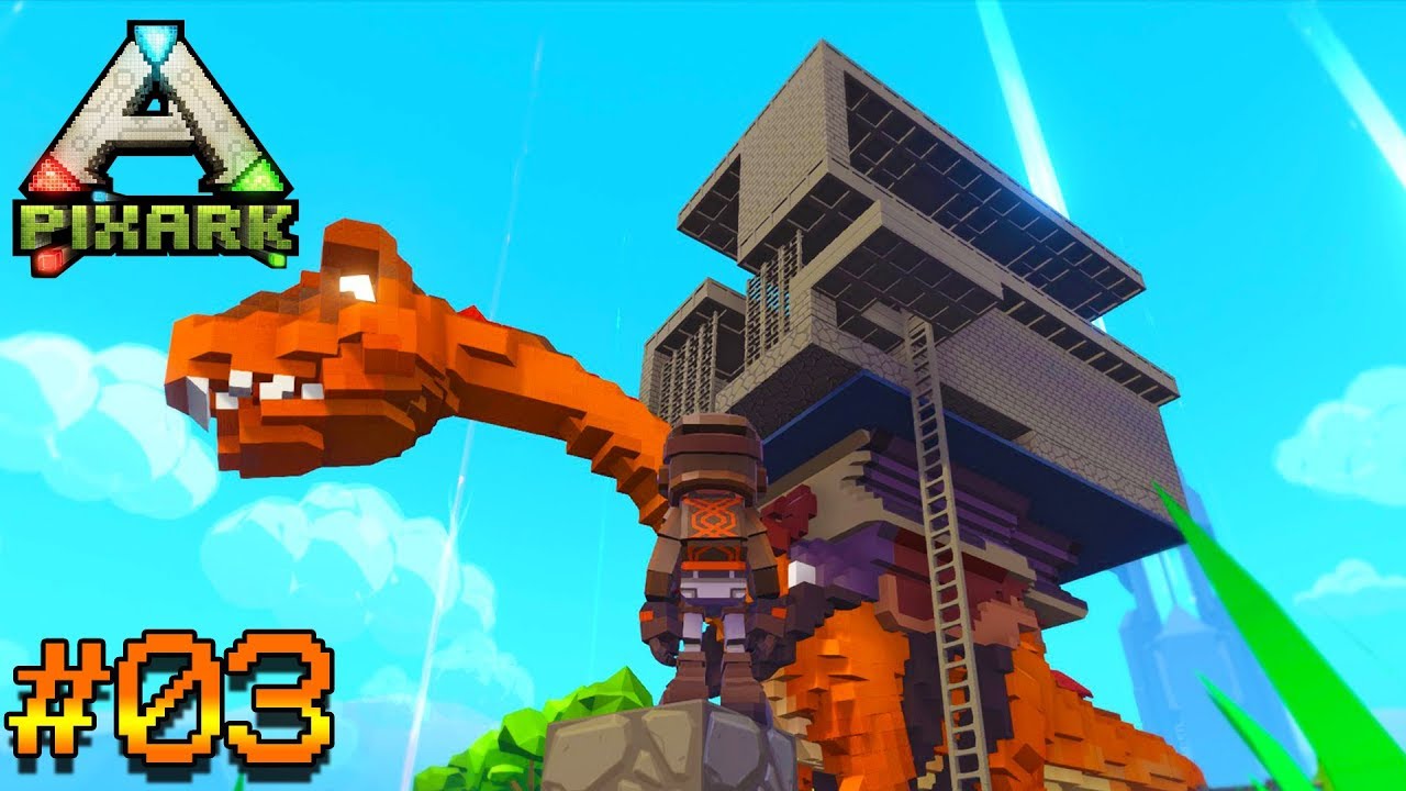 PixARK #003 Unsere erste Base! - YouTube