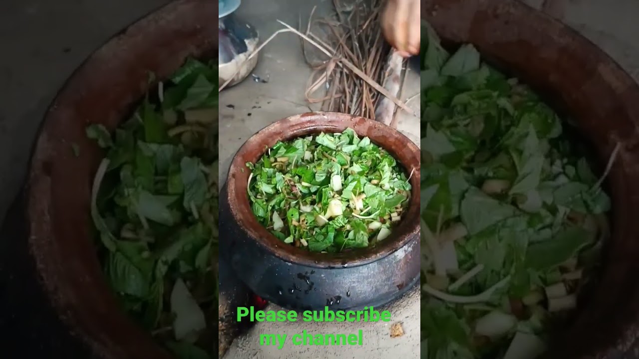 Bengali Lunch Special Shaak Recipe | Shaak Recipe | leafy vegetables ...