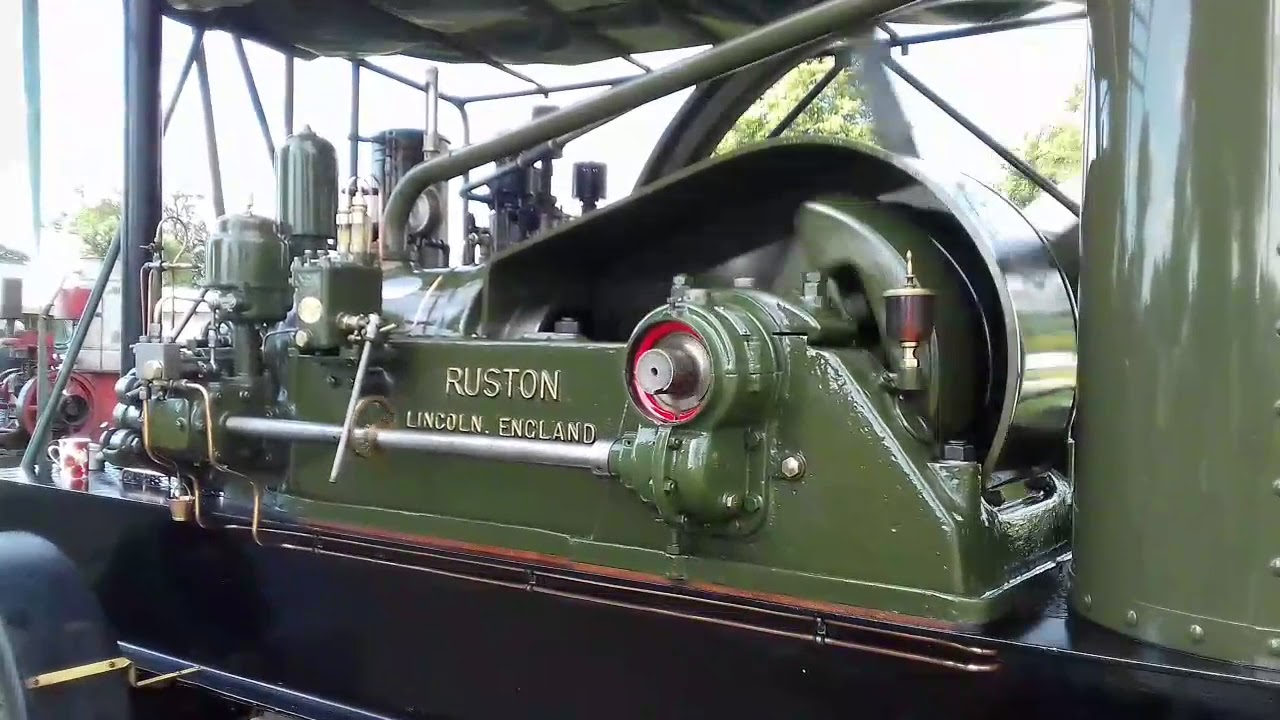 Ruston Diesel and Ericson hot air engine - YouTube
