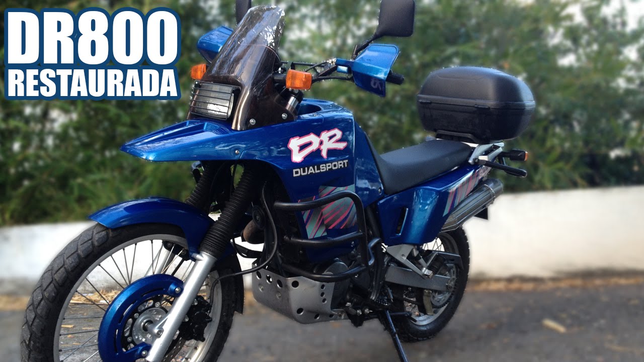 Suzuki DR800 S: Teste de rua depois da restauração - YouTube