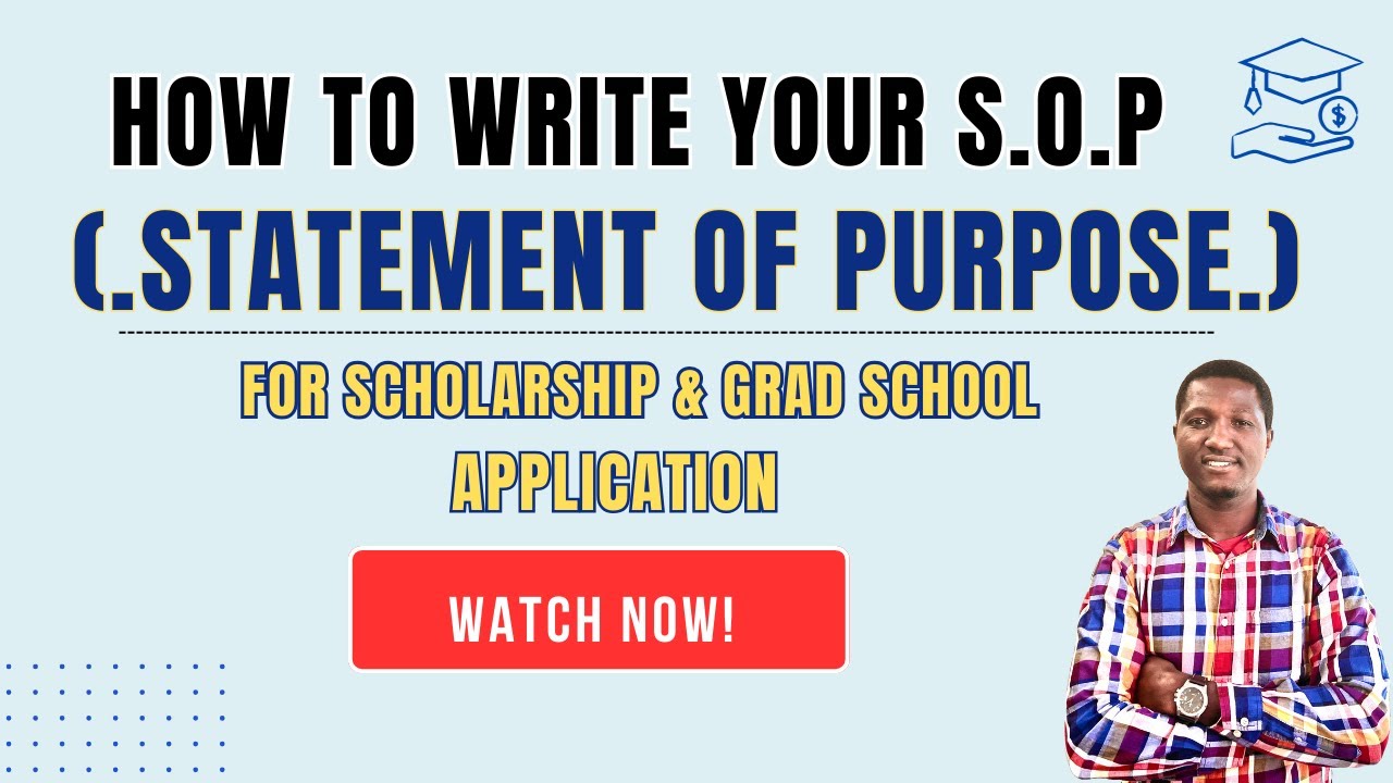 HOW TO WRITE A WINNING GRAD SCHOOL STATEMENT OF PURPOSE vs PERSONAL ...