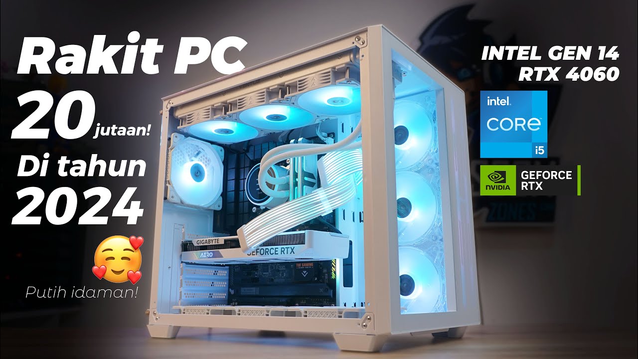 Rakit PC Customer 20 Jutaan Tema Putih Gapernah Gagal!! - YouTube