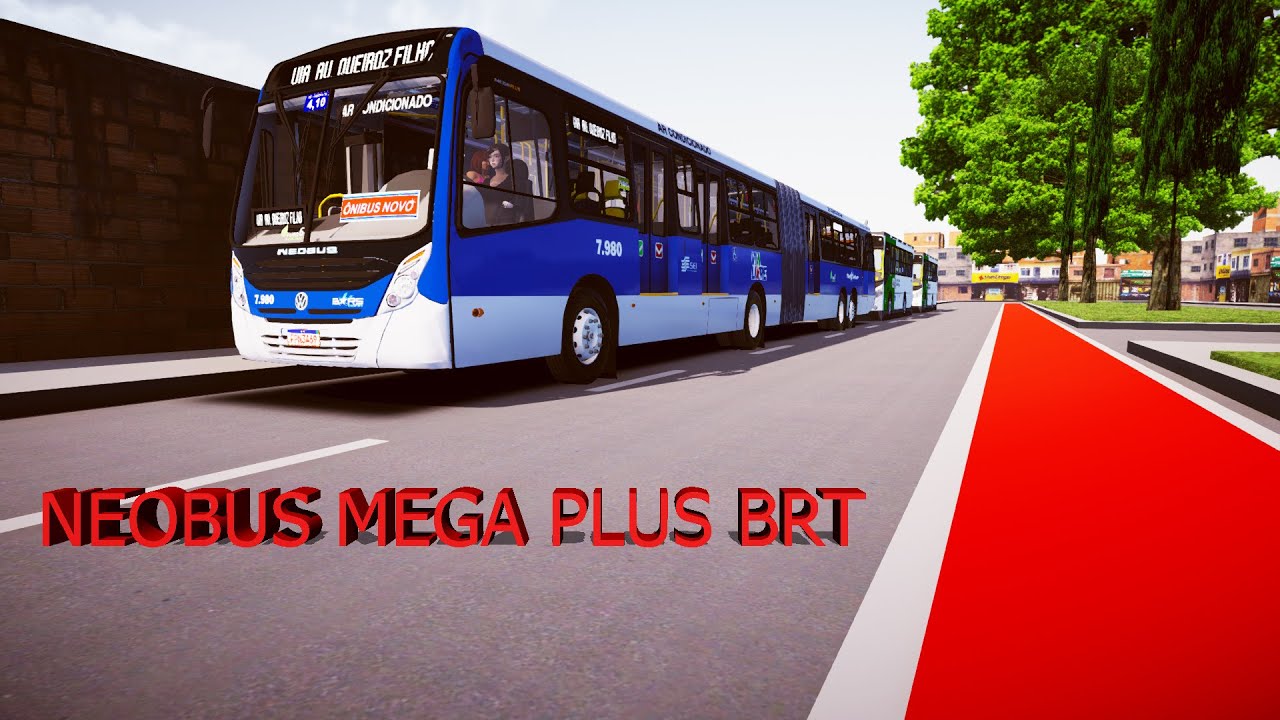 NEOBUS MEGA PLUS BRT FAZENDO LINHA PELA CIDADE DE SAO PAULO - PBS - G29 ...