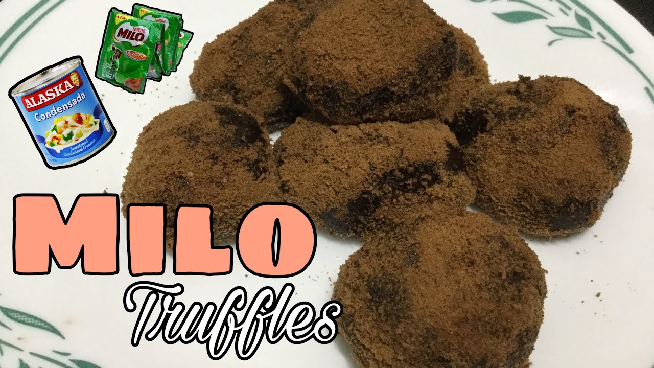 MILO TRUFFLES| 2 ingredients | Ep. 18 | Arriane Batac - YouTube