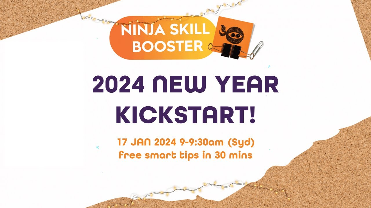 Ninja Skill Booster Kickstart Your 2024 - YouTube