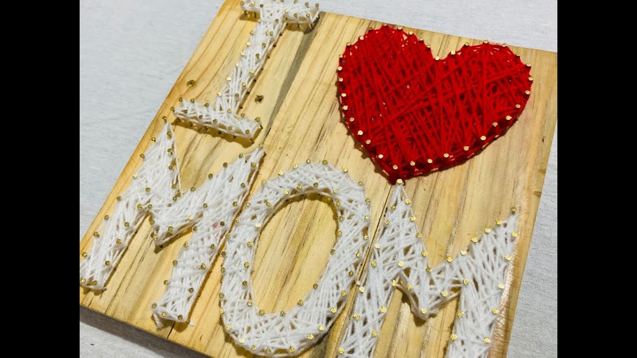 Simple string art tutorial - YouTube