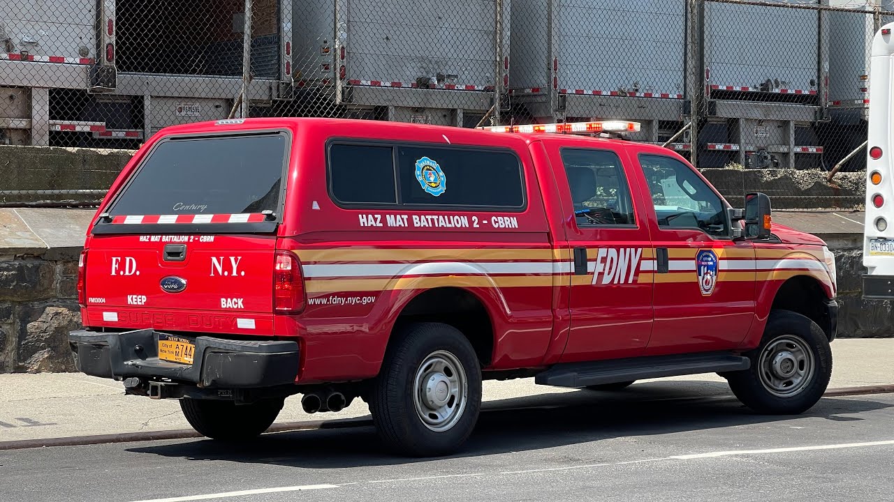FDNY HAZ MAT Fuel Spill Responses x2 in Manhattan — Rare Special Unit ...