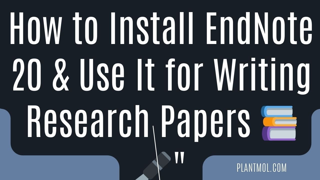 How to Install EndNote 20 & Use It for Writing Research Papers 📚🖋️ ...