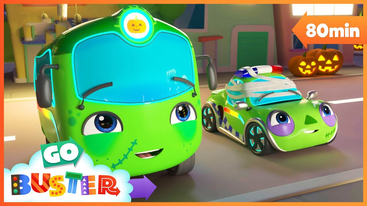 HALLOWEEN - Trick or Treat Scare Challenge | Go Buster - Bus Cartoons ...