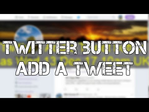 Twitter Add a tweet button thread new feature - YouTube