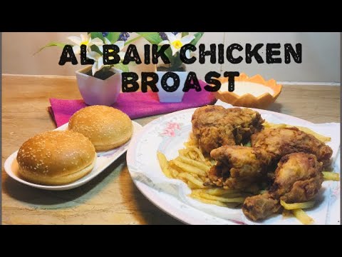 Al baik chicken broast || Spicy chicken Broast || Crispy spicy Chicken ...