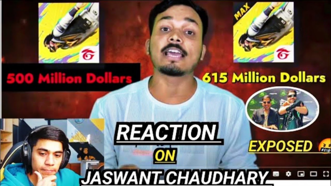 OMG 😱@UnGraduateGamer React on Jaswant FF Exposed @DesiGamers_ & Gareena Free Max 🤯 - YouTube