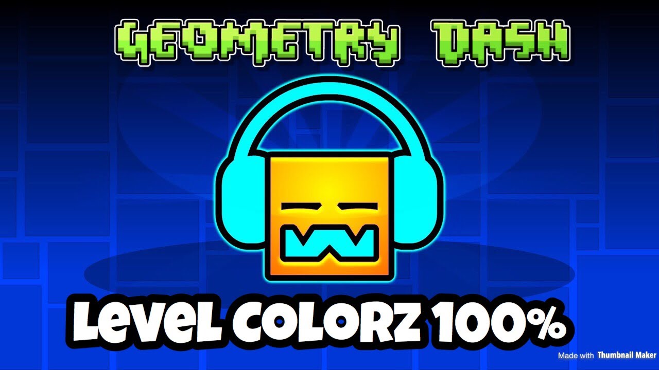 Geometry Dash Level - Colorz 100% - YouTube