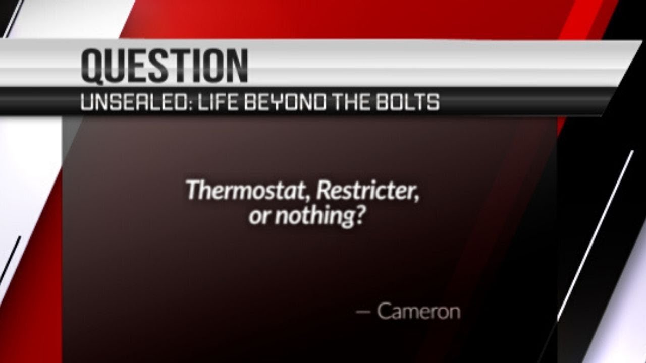 Tech Tip | Thermostat, Restrictor, or Nothing? - YouTube