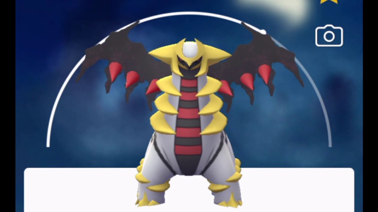 Pokemon GO Giratina Altered Pokedex 360 Degree View - YouTube