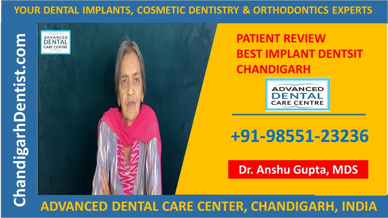 PATIENT REVIEW BEST DENTIST CHANDIGARH FOR TEETH IMPLANTS | FRONT TEETH ...