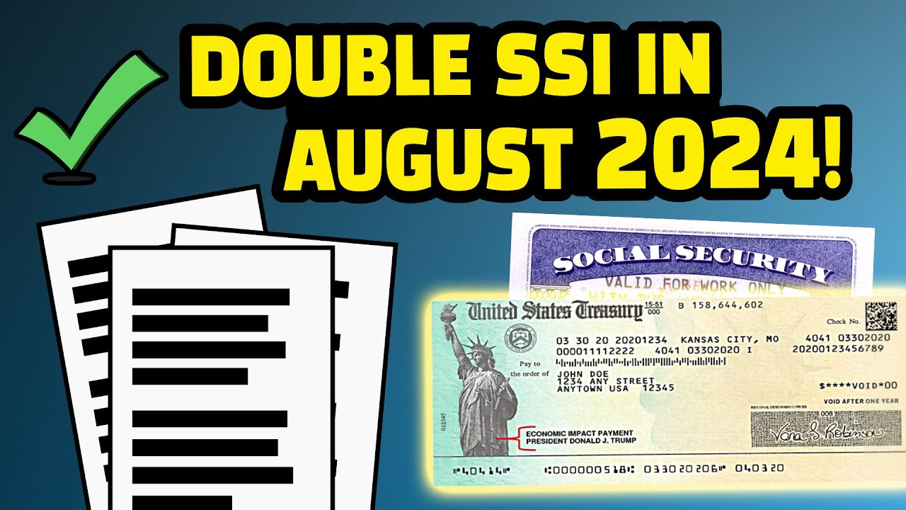 🎁 Surprise! Two SSI Payments This August – Plan Ahead & Enjoy Extra ...