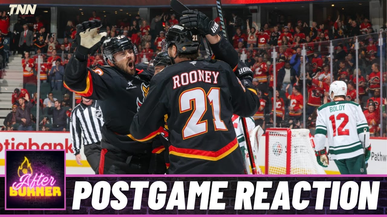 Wild @ Flames Postgame Reaction | FN After Burner - Game 21 - YouTube