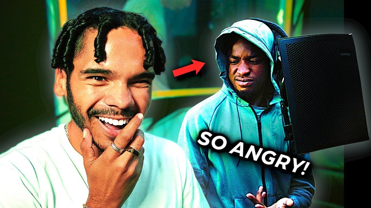 We P*SSED OFF A Rapper In The Studio! *he got so angry* - YouTube