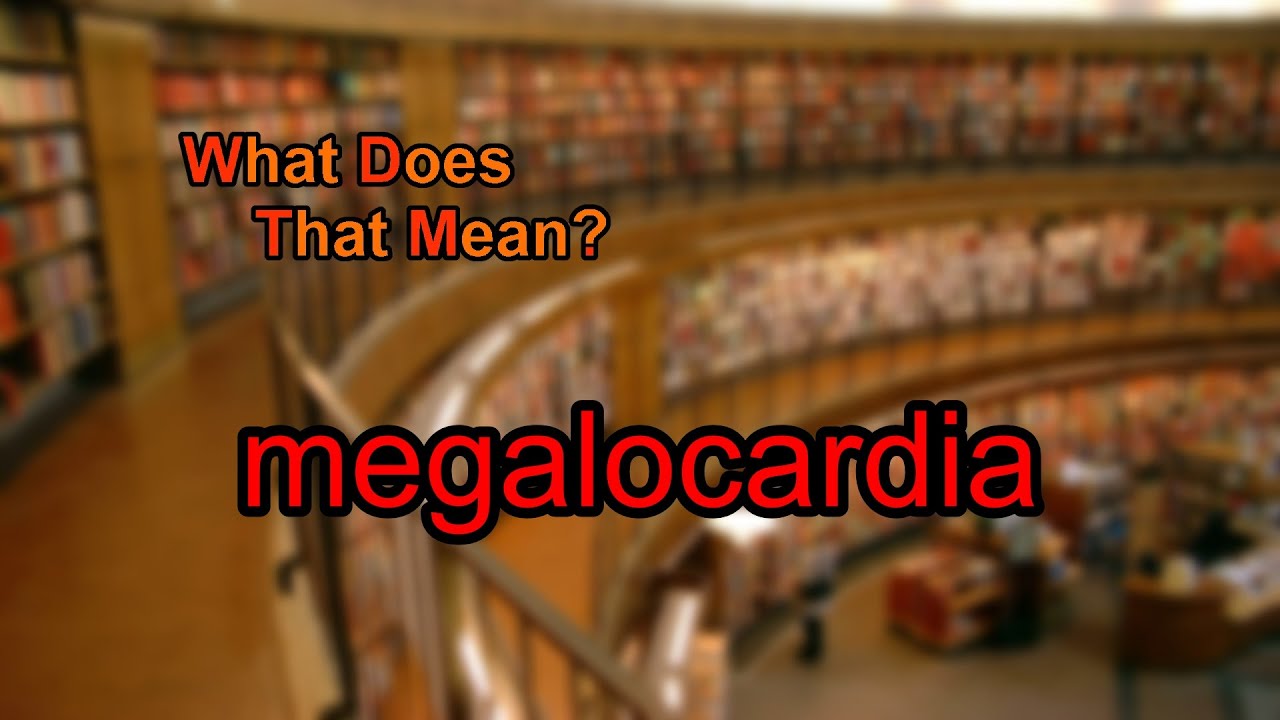 What does megalocardia mean? - YouTube