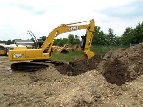2005 John Deere 230CL Hydraulic Excavator - YouTube