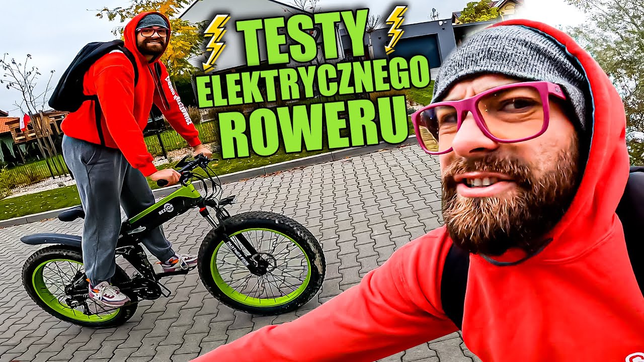 Nasz nowy elektryczny rower? Jak wrażenia? Testy fat bike'a 🤔 - YouTube