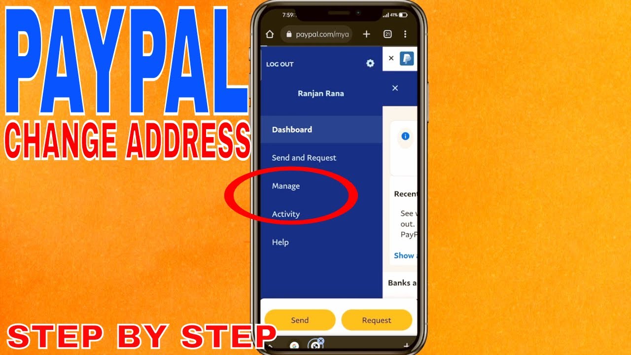 How To Change PayPal Account Address To Another Country 🔴 - YouTube