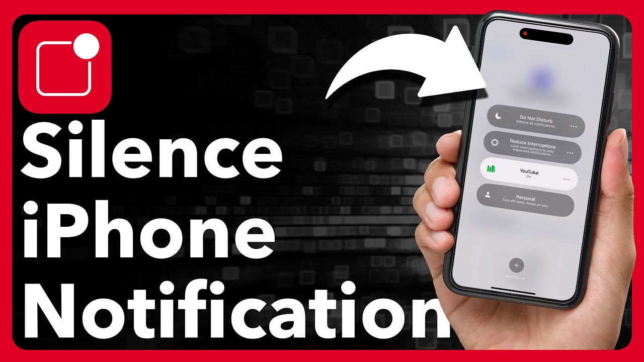 How To Silence Notifications On iPhone - YouTube