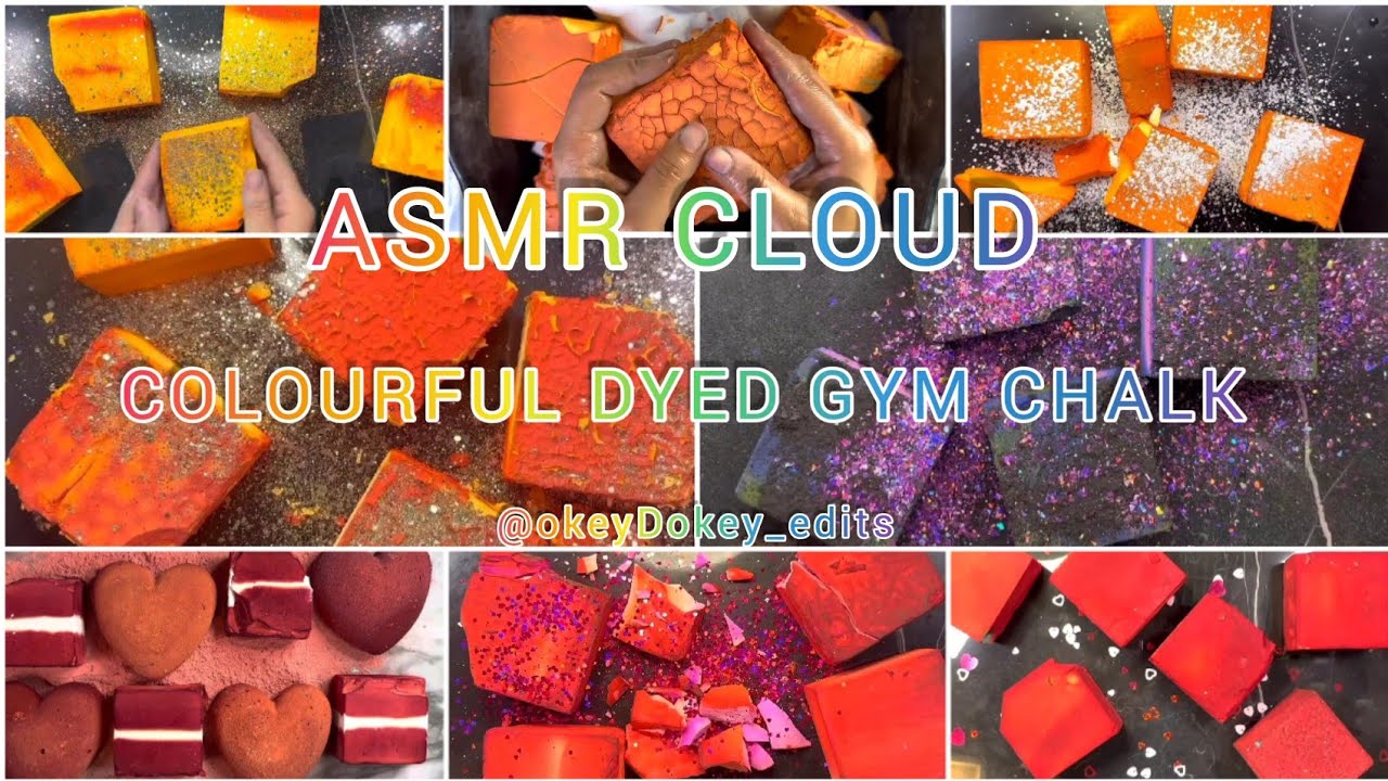ASMR | GYM CHALK | EDIT | @asmrcloud | #asmr #satisfying #asmrsounds ...