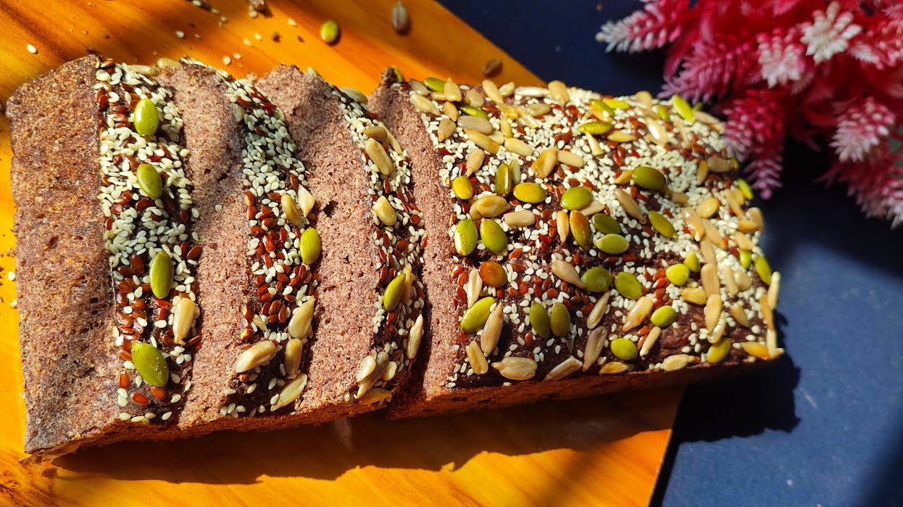 RAGI BREAD/ NO KNEAD /NO EGG / NO YEAST / FINGER MILLET BREAD @ HOME ...